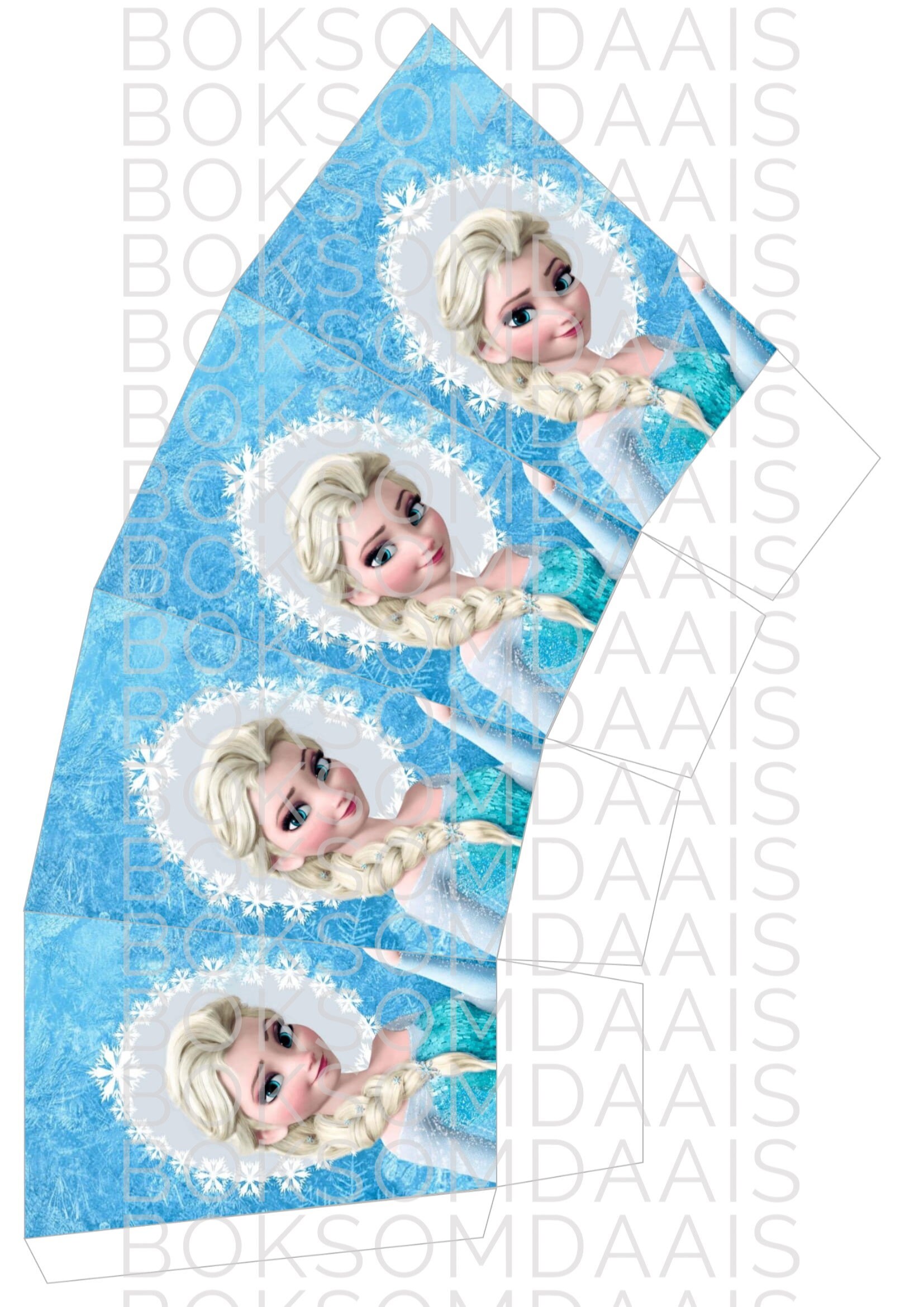 Elsa Inspired Digital Party Printables INSTANT DOWNLOAD Easy Print, Cut ...