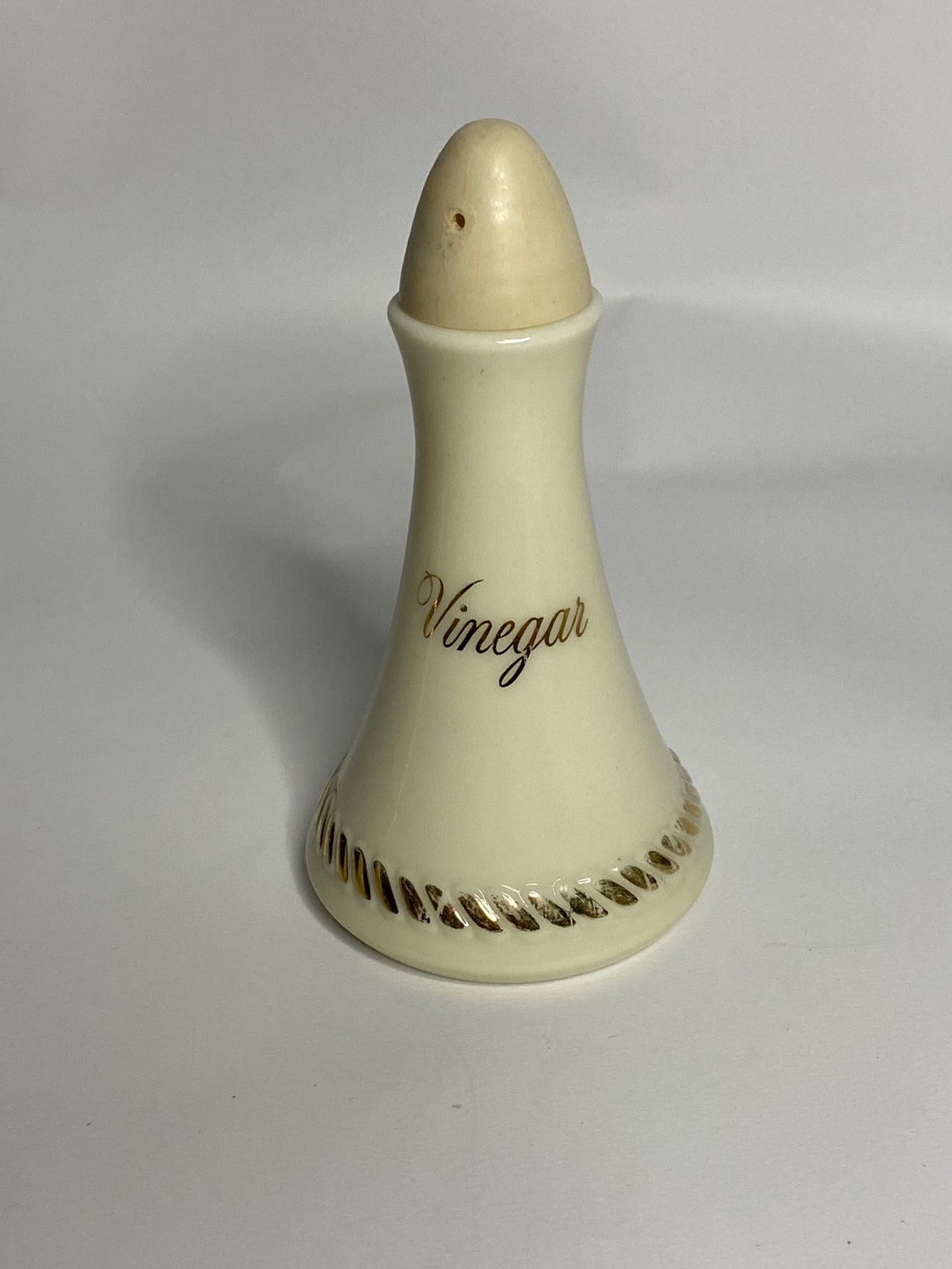 Wheatonware Vinegar Cruet Milk Glass Gilded - Etsy