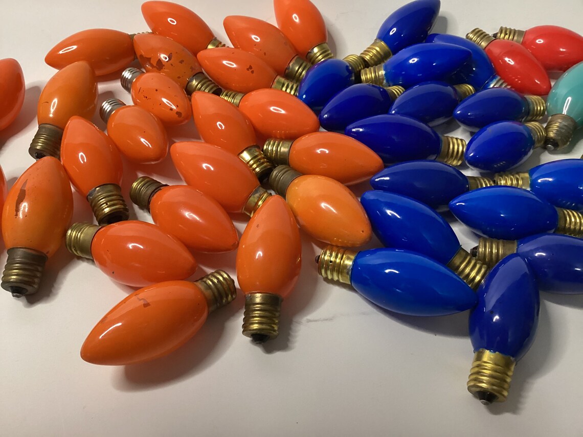 Collection of Vintage Glo Bulbs GE Works - Etsy