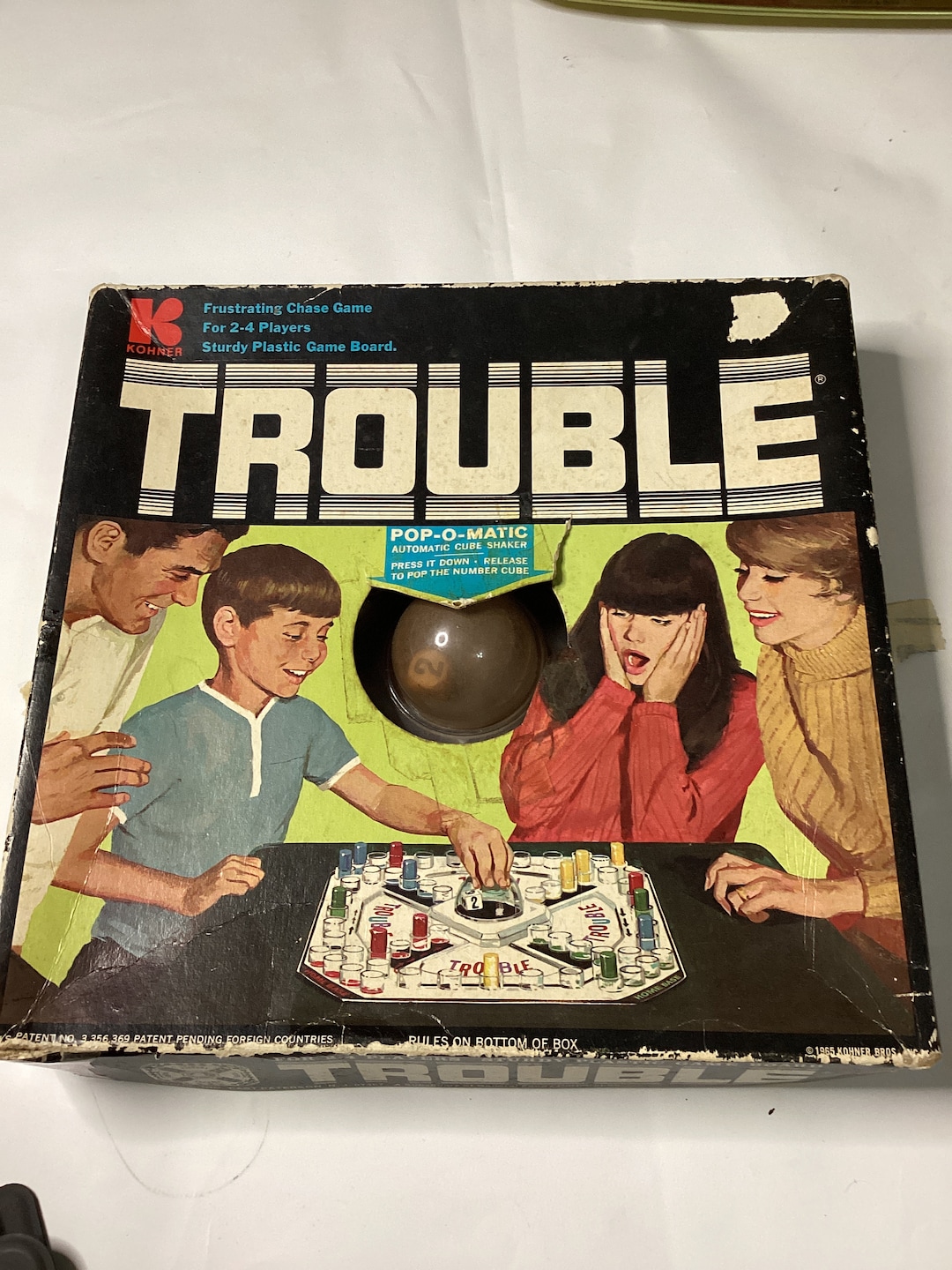 Trouble Game Vintage 1964 Kohner - Etsy
