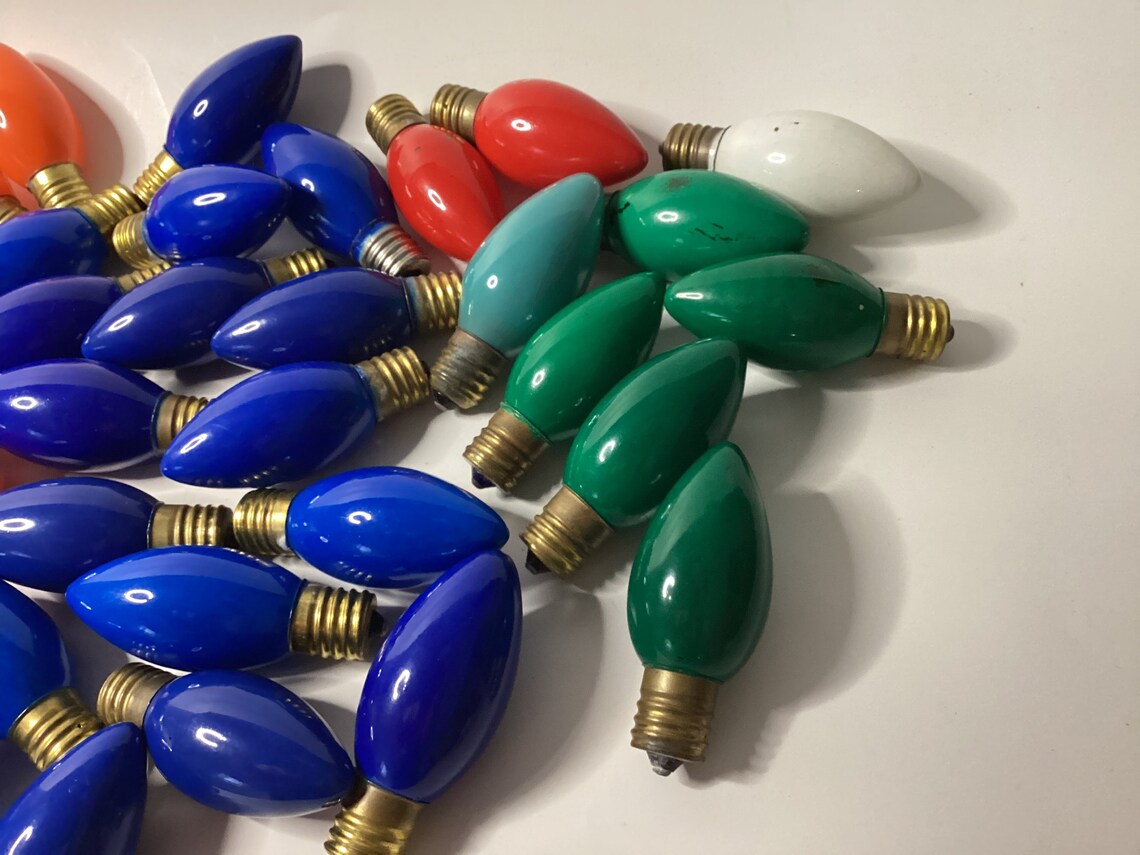 Collection of Vintage Glo Bulbs GE Works - Etsy