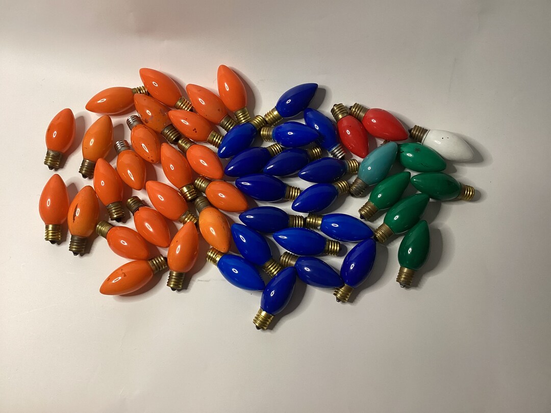 Collection of Vintage Glo Bulbs GE Works - Etsy