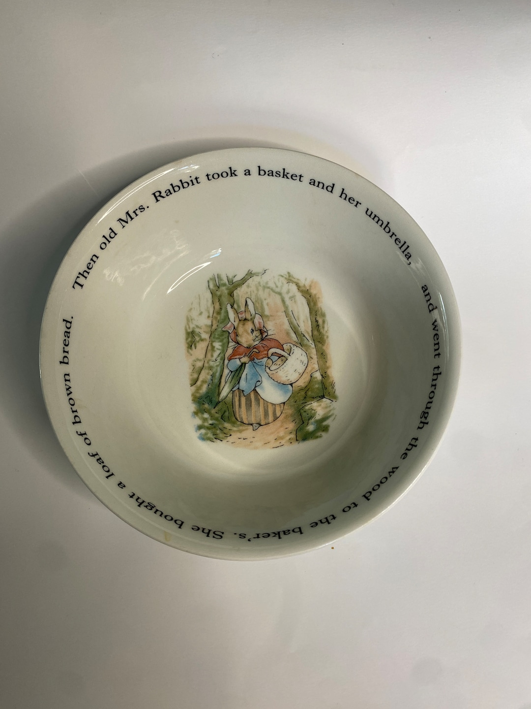 Peter Rabbit Wedgewood Vintage Bowl - Etsy