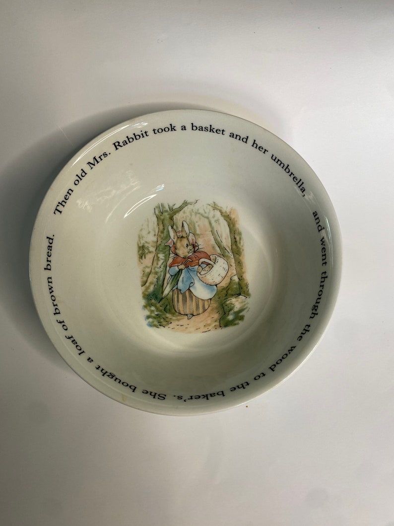 Peter Rabbit Wedgewood Vintage Bowl - Etsy