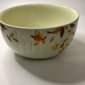 Halls Superior Autumn Leaf Serving Bowl - Etsy