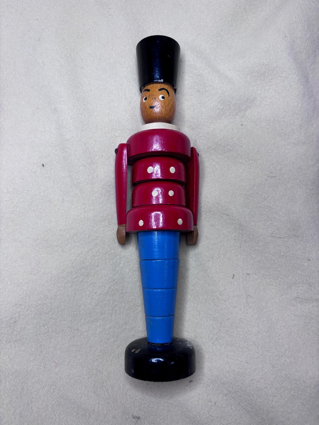 Stacking Wooden Soldier Made in Denmark Vintage - Etsy