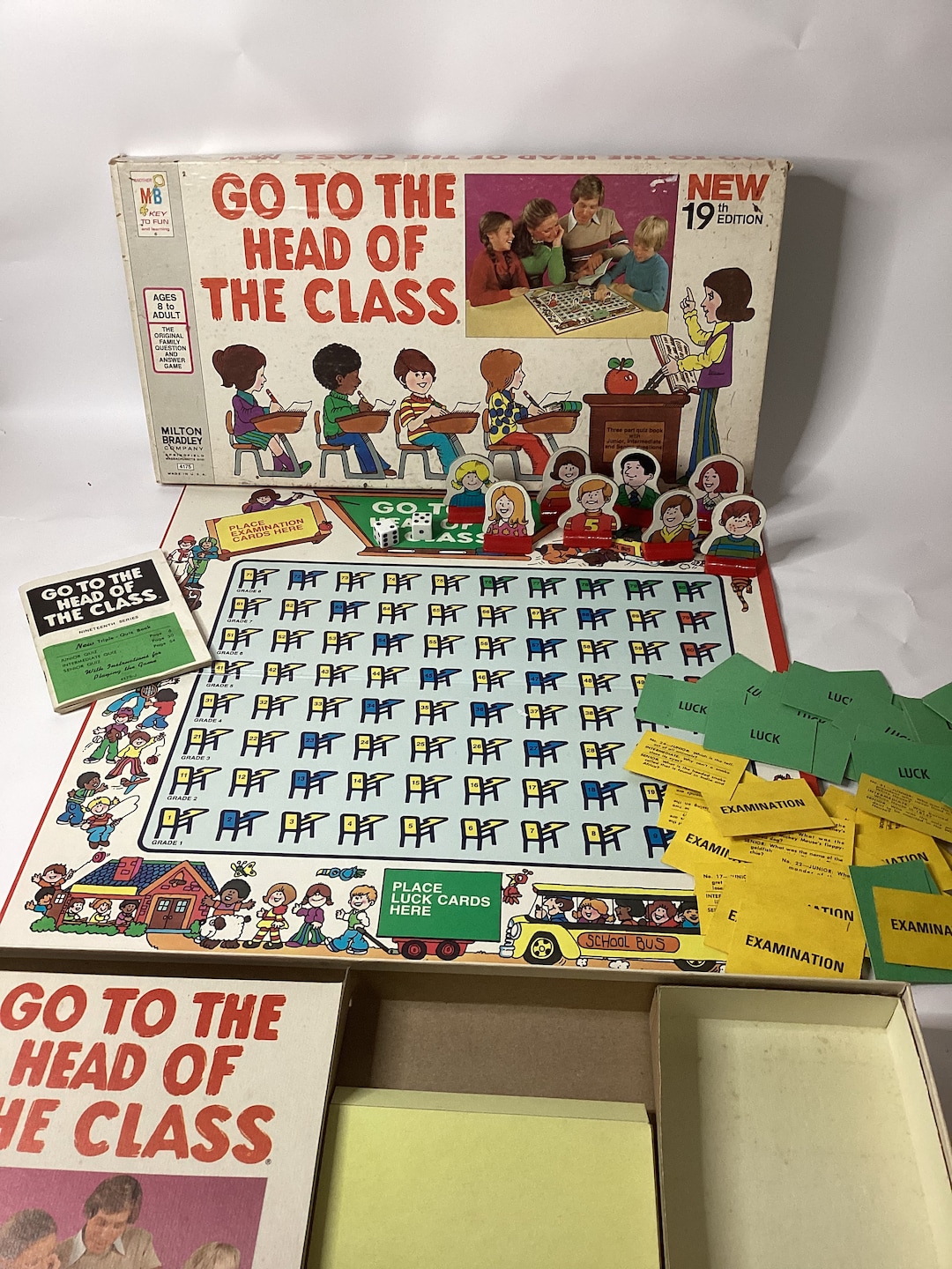 1977 Go to the Head of the Class Board Game Complete Milton Bradley - Etsy