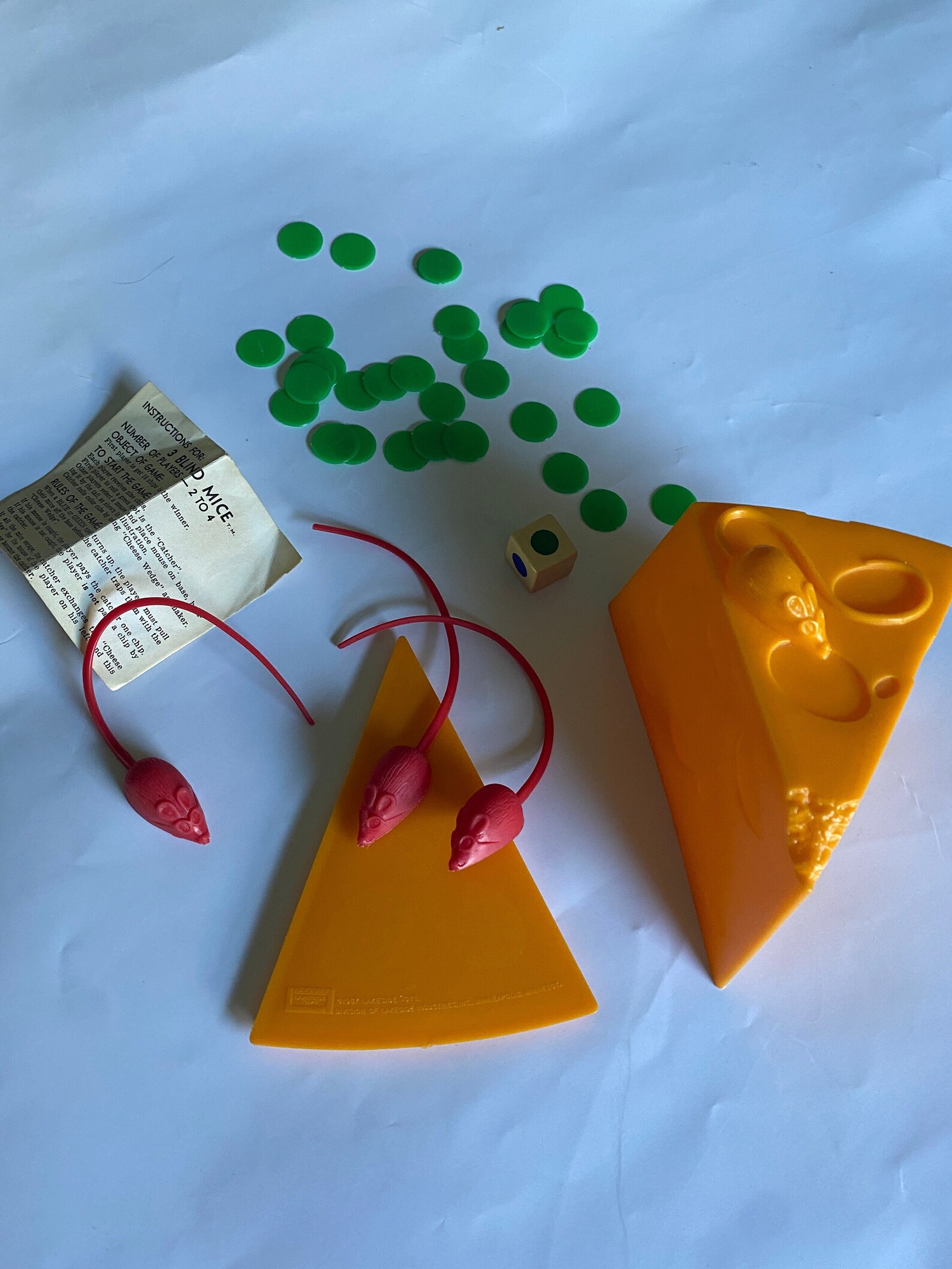 3 Blind Mice Vintage 1967 Lakeside Toys Game - Etsy
