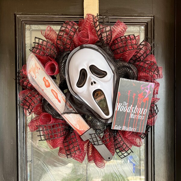 Horror Movie Wreath - Etsy