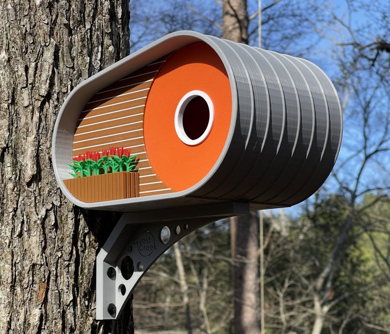 Birdhouse - Retro Style, Exclusive, Designed in House, Yard and Garden ...