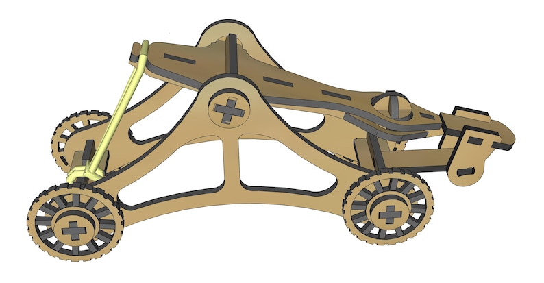 Catapult Toy SVG File Download for Laser Cutters 3mm - Etsy