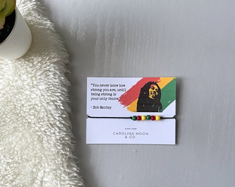 Bob marley bracelet | Etsy