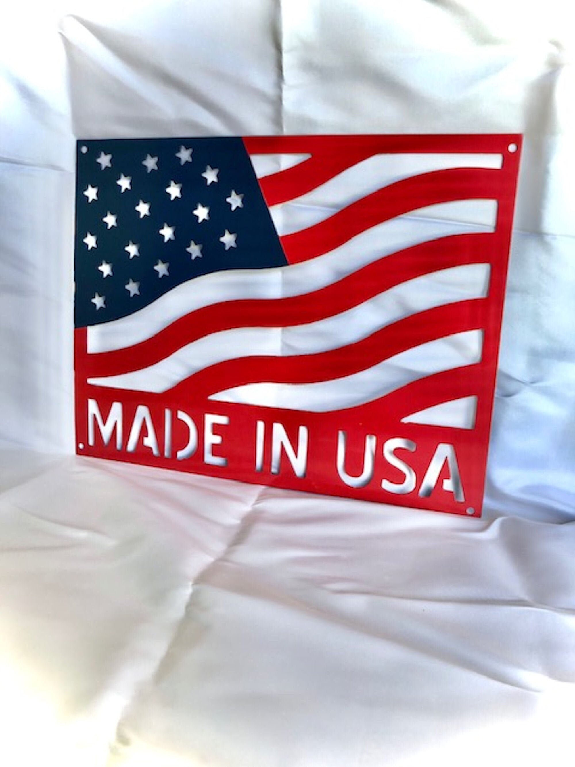American Flag, Made in USA Flag, U. S. Flag, Wavy Flag, Patriotic Flag ...