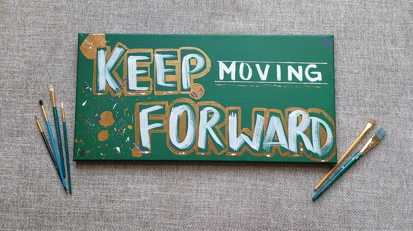 Keep Moving Forward- Meet the Robinsons Art, Canvas Art, Handmade ...