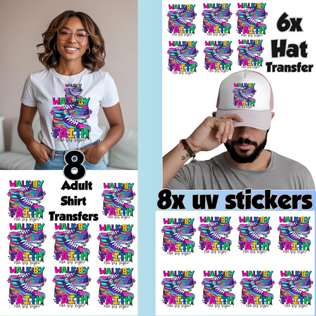 Christian DTF Transfer Bundle | Shirt Heat Transfers | Hat Transfers ...