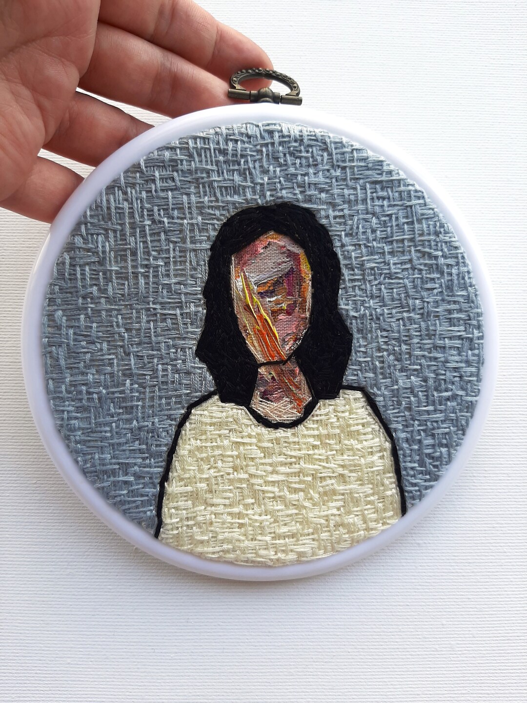Faceless Portrait Woman, Modern Art Crafts, Faceless Woman, Home Decor ...