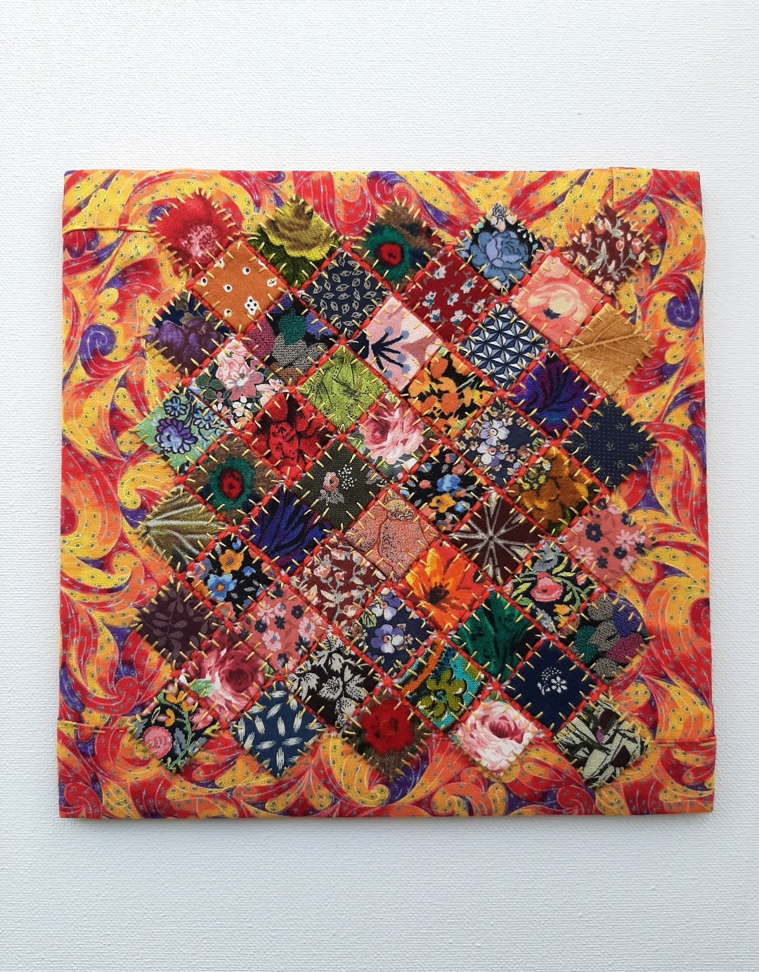 Multi Colored Table Mat, Colorful Placemat, Patchwork Table Decor ...