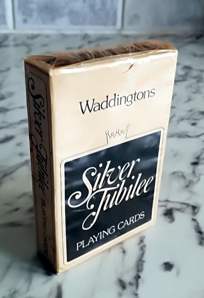 Waddingtons Silver Jubilee Playing Cards. Queen Elizabeth 11. 1977 ...