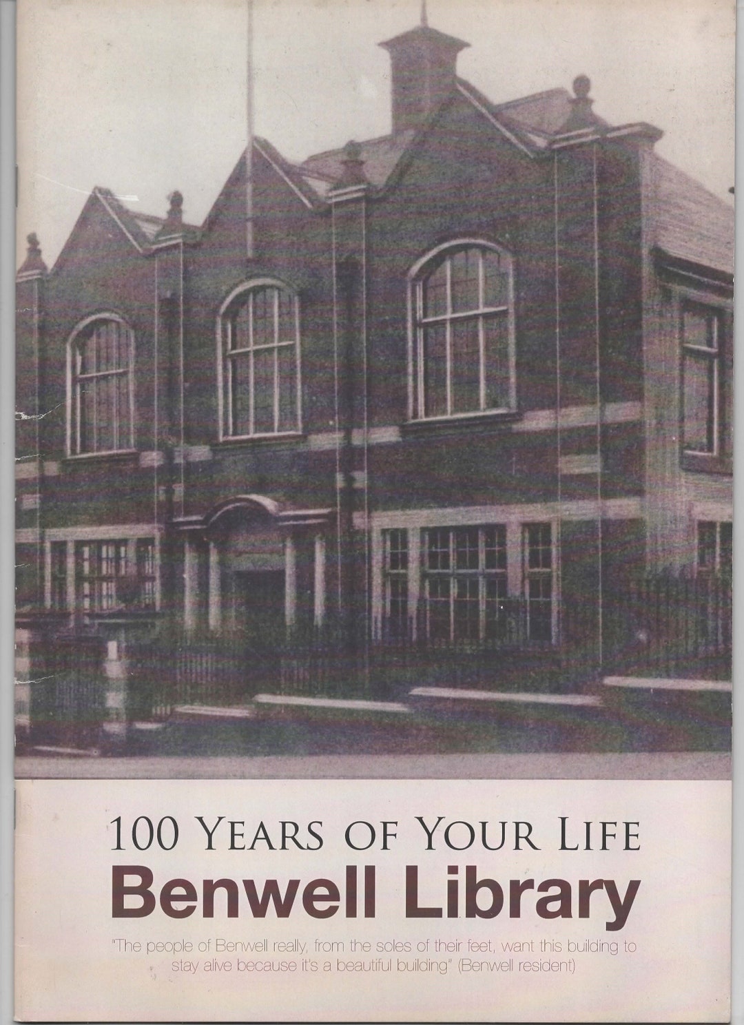 100 Years of Your Life - Benwell Library. 2008 - Etsy