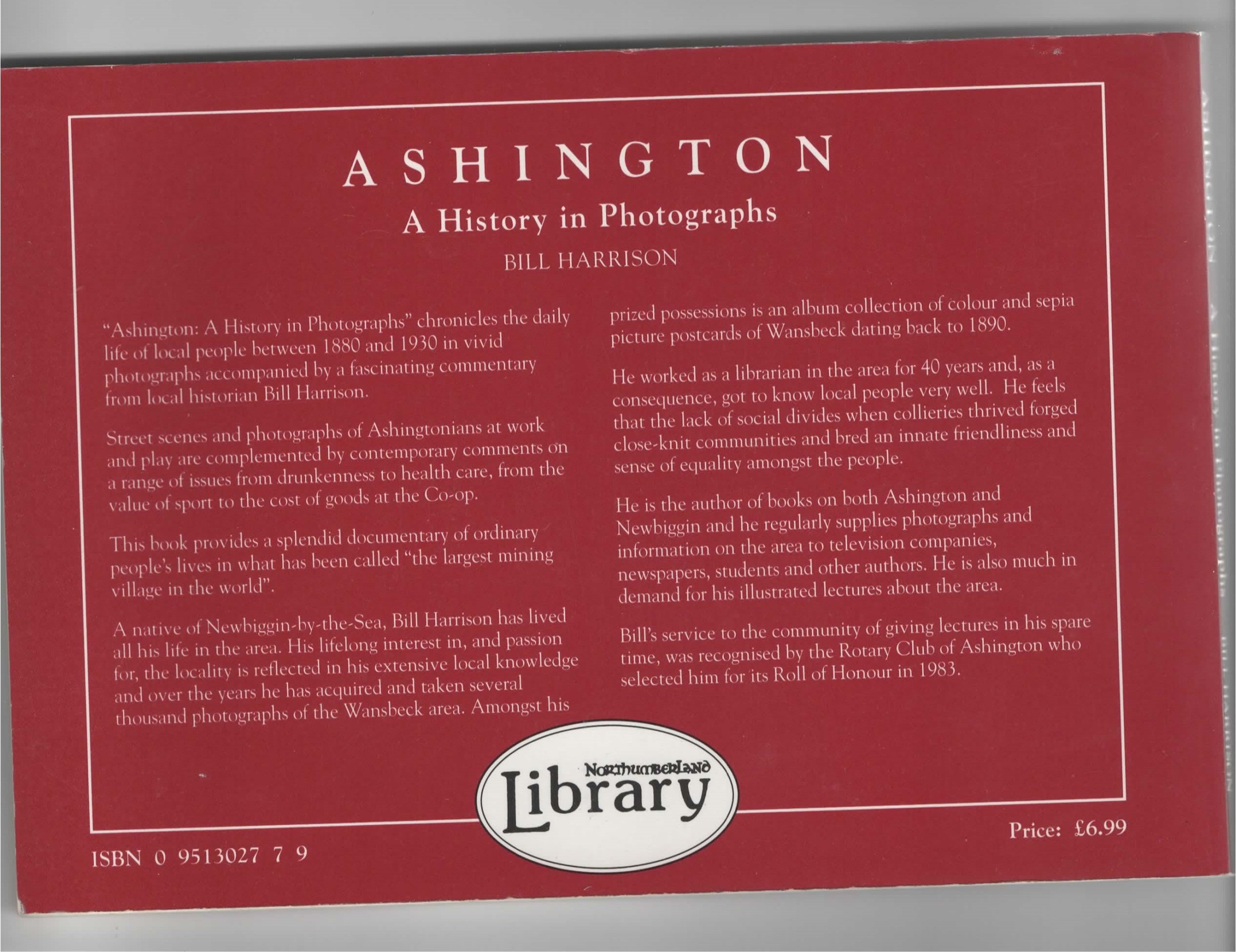 Ashington A History In Bill