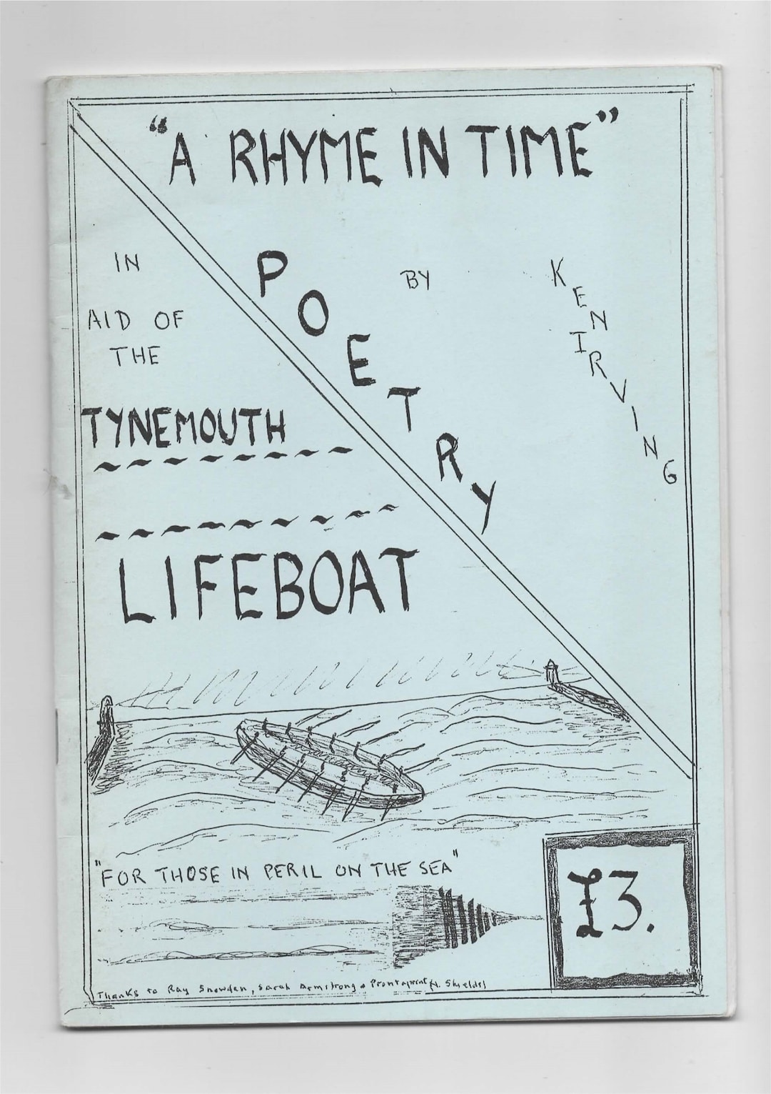Signed - A Rhyme in Time - Tynemouth Lifeboat Fundraiser by Ken Irving ...