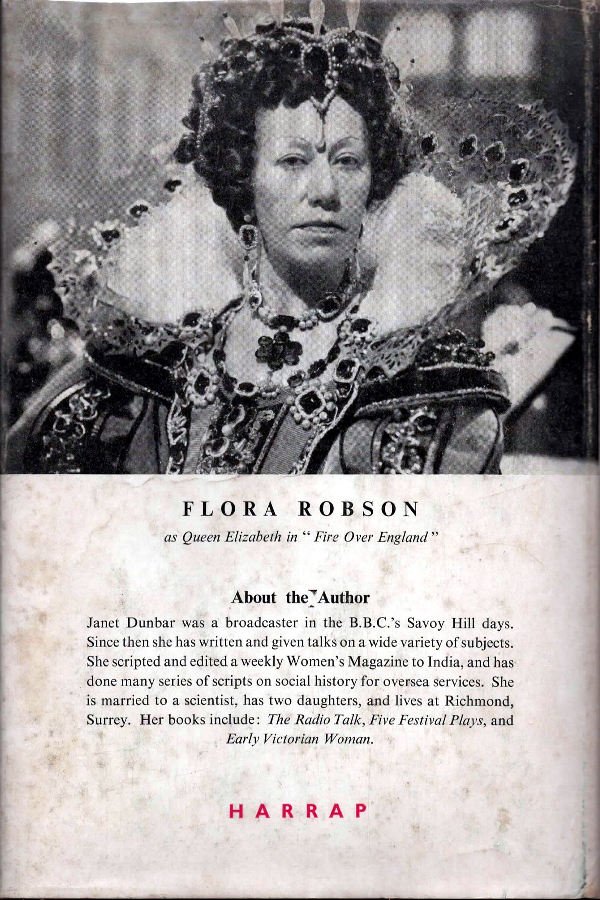 Signed Flora Robson by Janet Dunbar. 1st 1st 1960. Autobiography. - Etsy