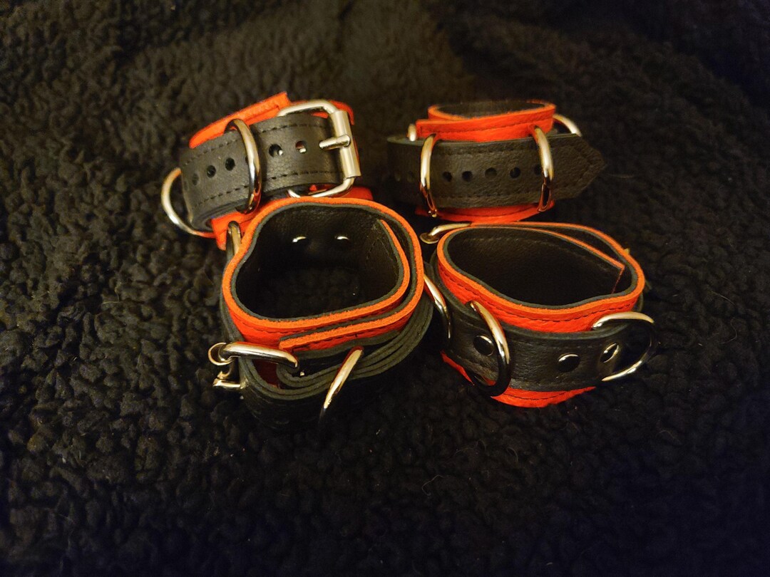 Orange and Black Cuffs - Etsy