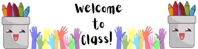 Google Classroom Header - Etsy