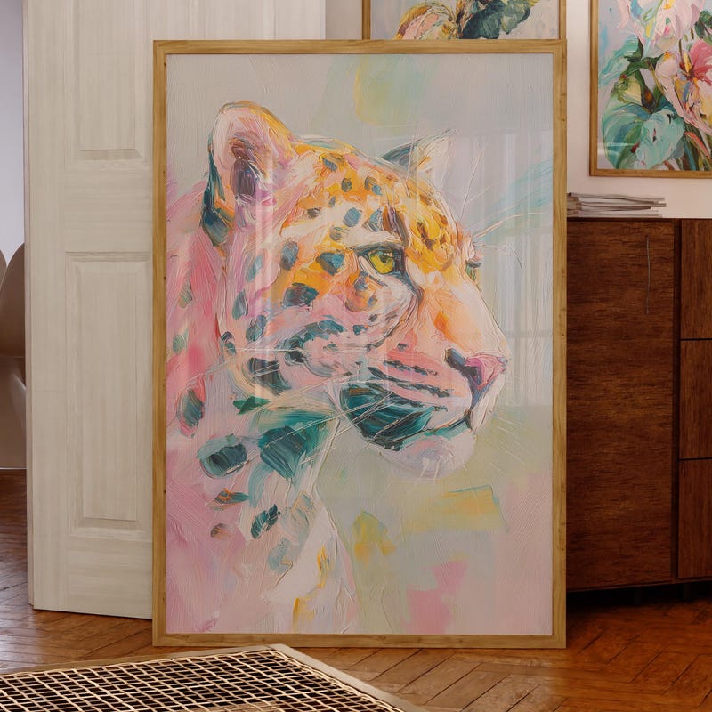 Cheetah Painting - Etsy