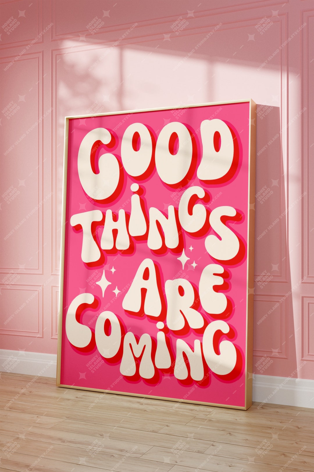 Good Things Are Coming Poster, Inspiration Poster, Affirmation Art ...