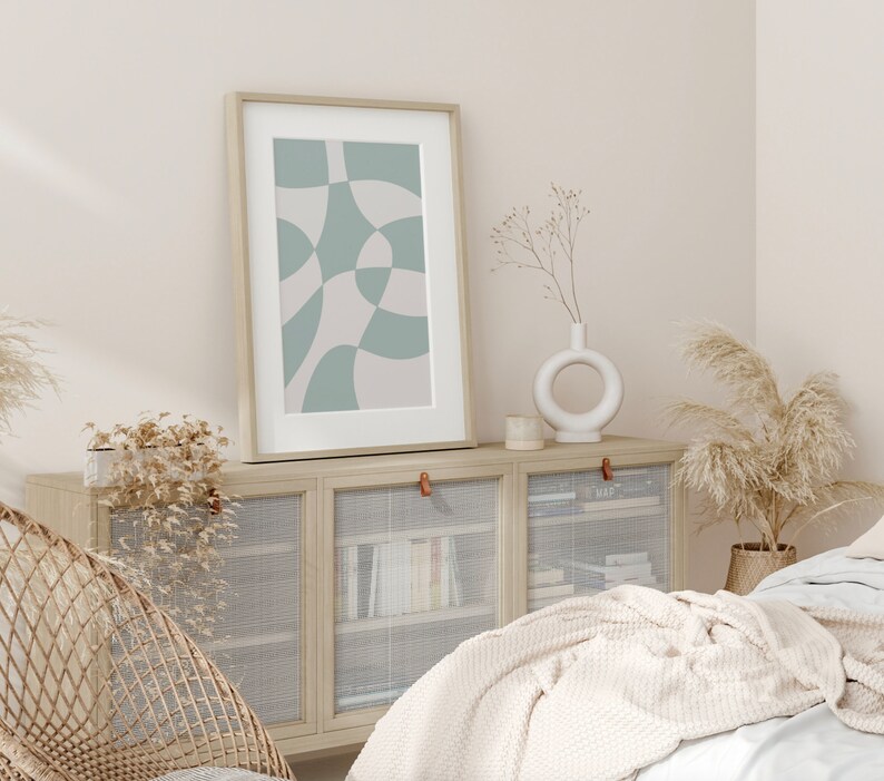 Checkered Print Sage Green Checkers Print Printable Art - Etsy