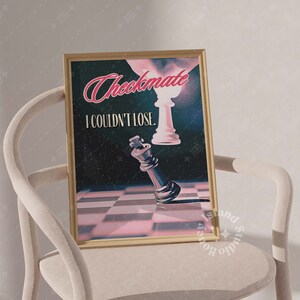 Mastermind Poster, Checkmate Mastermind Print, Dorm Room Decor, Girly Wall Art, Poster Design ...