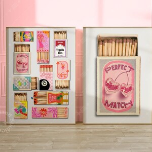 Vintage Matchbox Art Print, Retro Preppy Dorm Decor (UNFRAMED) - Etsy