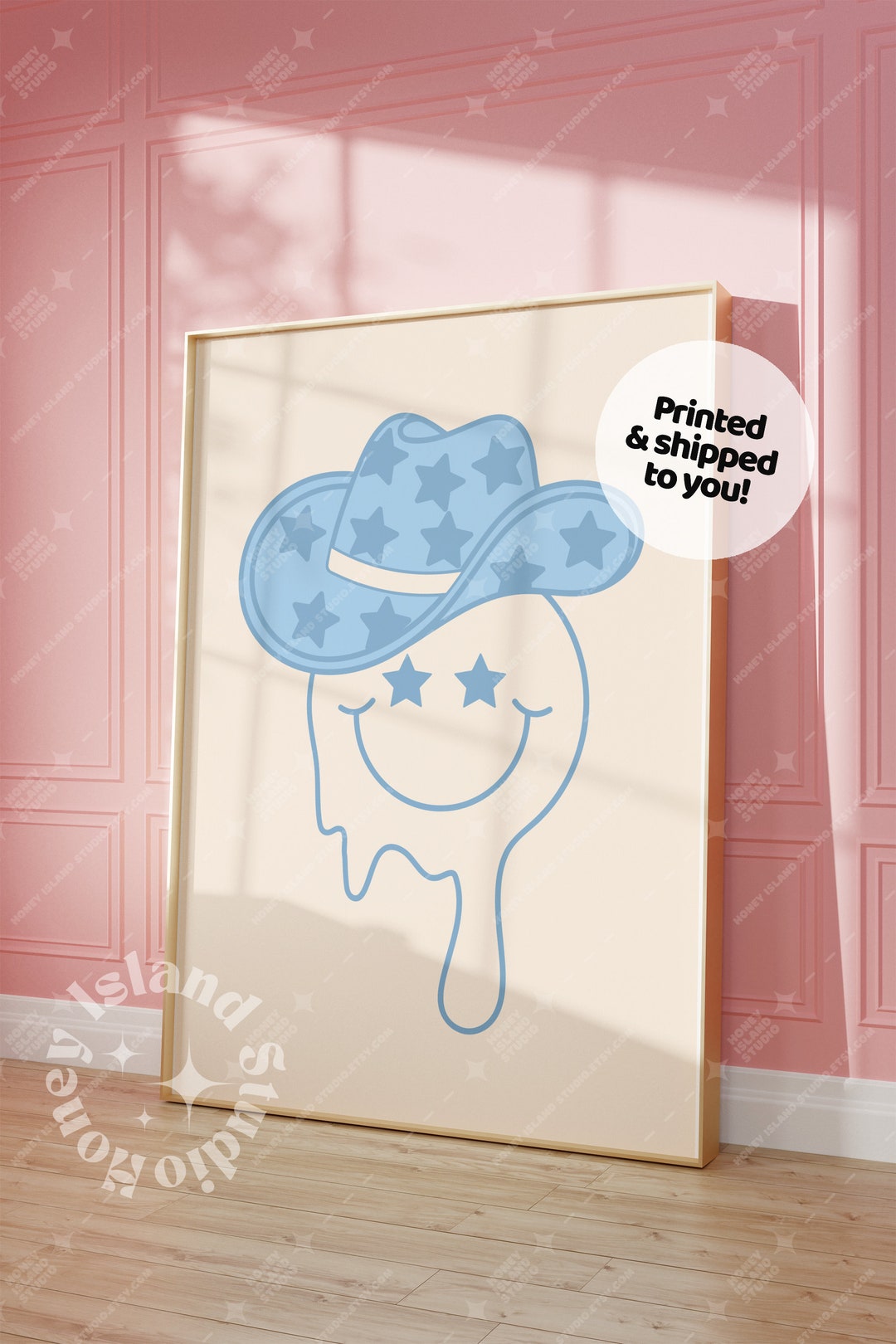 Cowboy Smile Yee Haw Print, Yeehaw Poster, Smile Western Wall Art ...