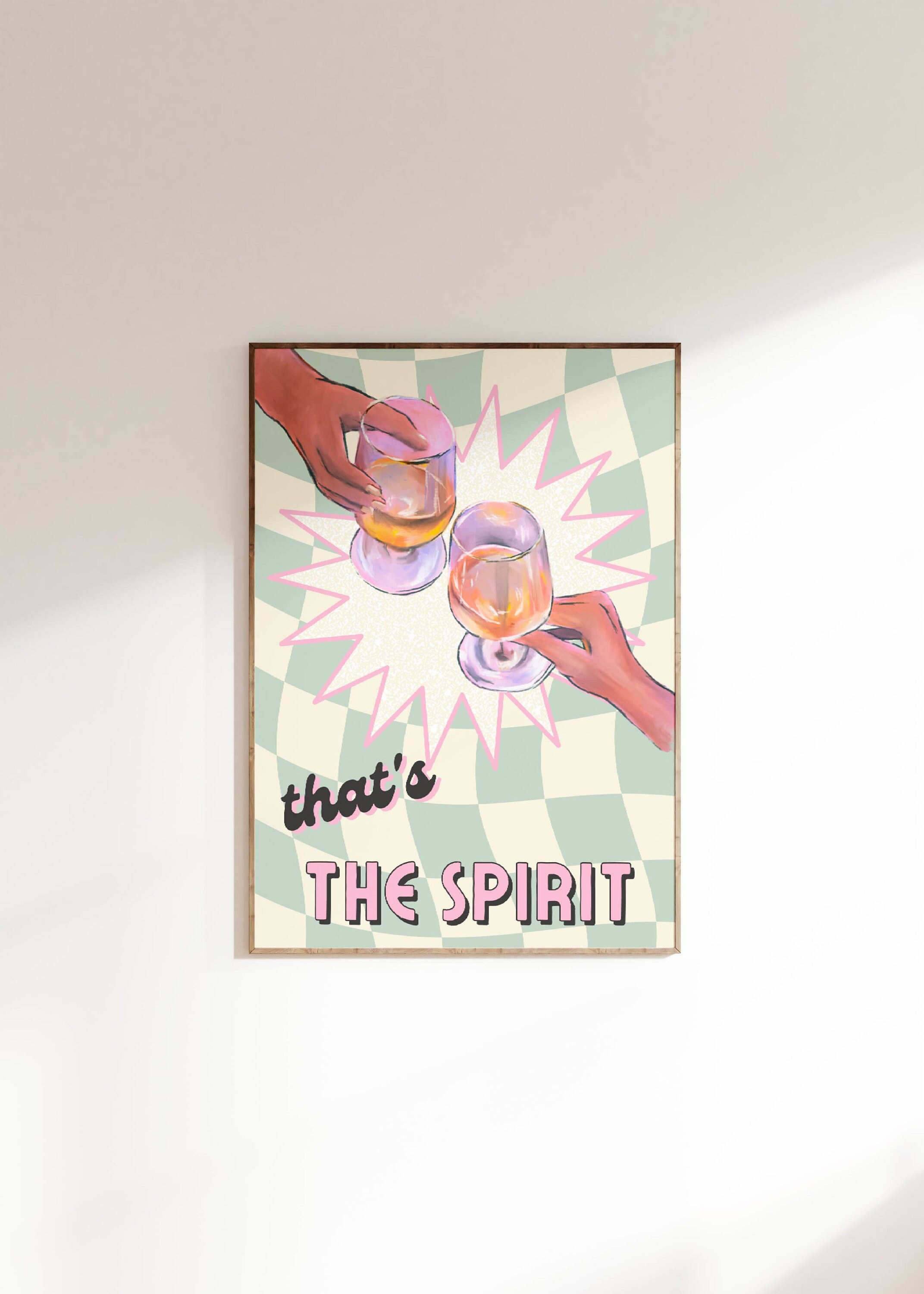 Cocktail Digital Art Funky Cocktail Print Trendy Bar Cart - Etsy