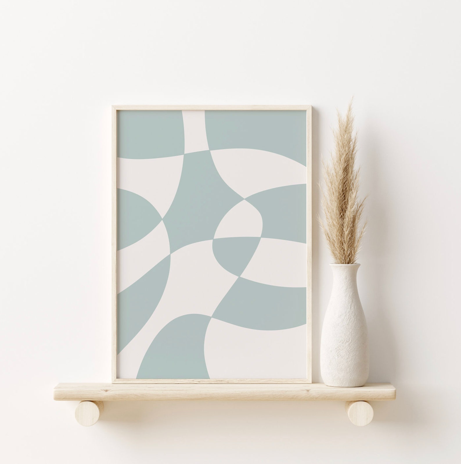 Checkered Print Sage Green Checkers Print Printable Art - Etsy