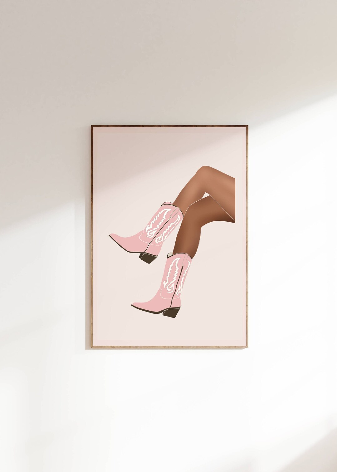 Pink Rodeo Poster Print, Preppy Western Wall Art, Cowgirl Poster, Pink ...