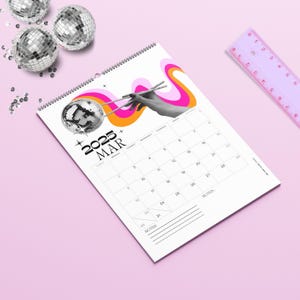 Disco Wall Calendar 2025, Daily Planner Funky Disco 2025, Montly ...