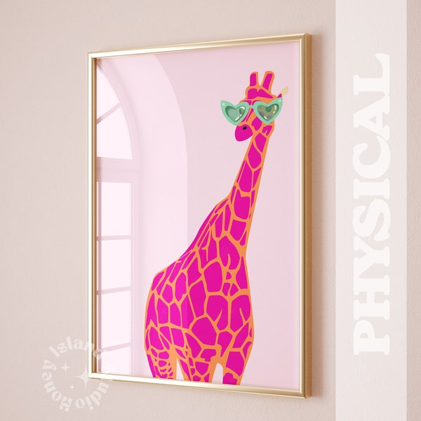 Giraffe Art - Etsy