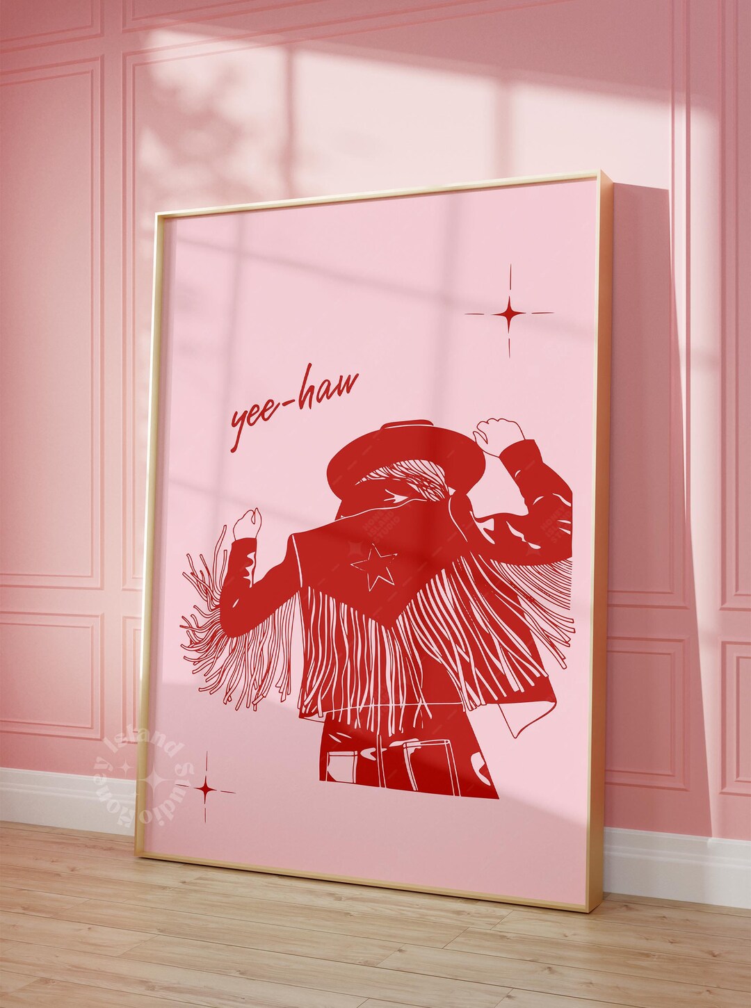 Cowgirl Print, Retro Western Wall Art, Yee-haw Dorm Decor (UNFRAMED) - Etsy