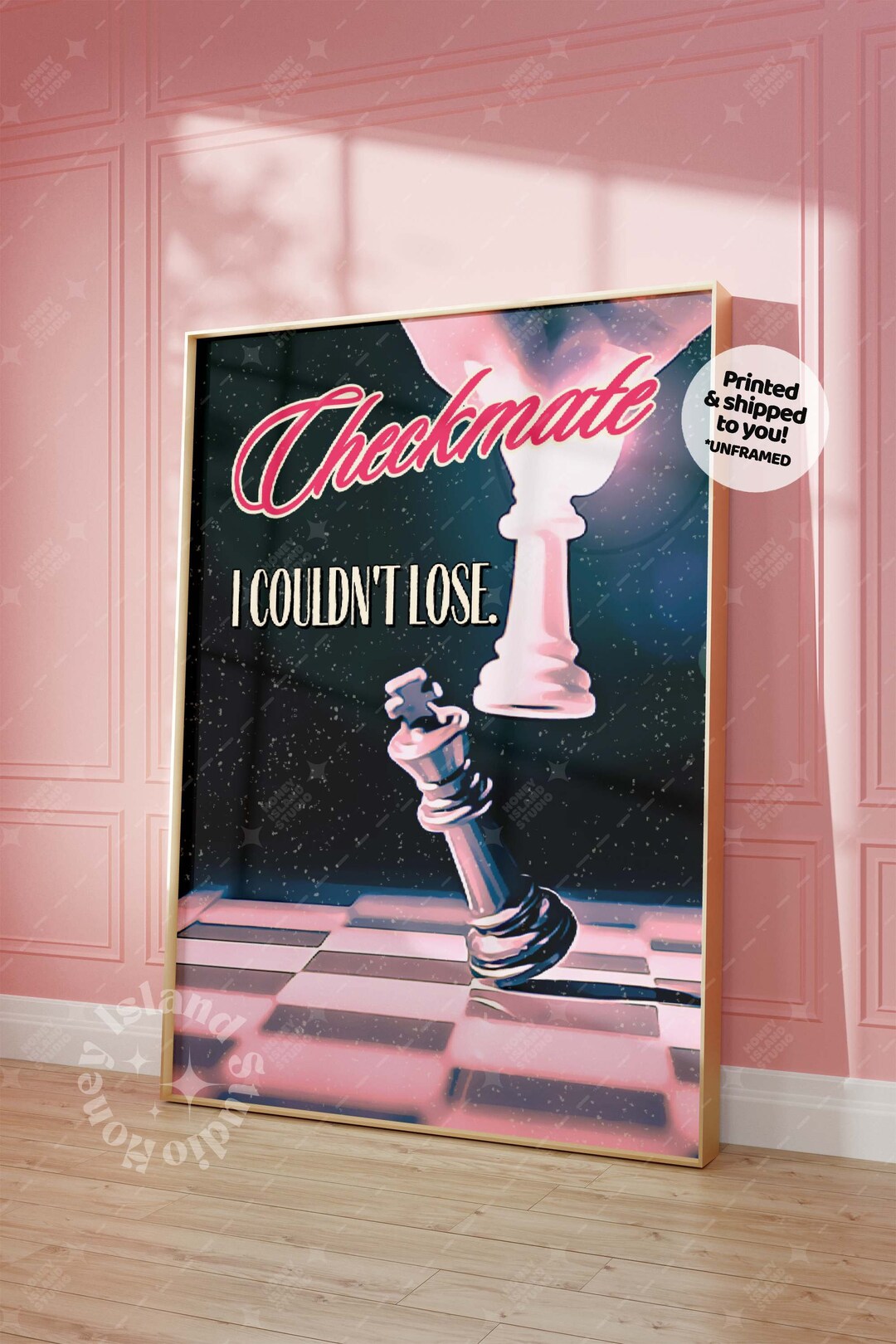 Mastermind Poster, Checkmate Mastermind Print, Dorm Room Decor, Girly ...