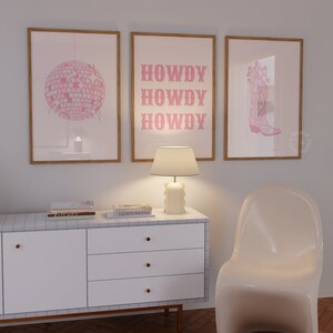 Cowgirl Boot Flowers Light Pink, Western Cowgirl Wall Decor Pink Girly ...