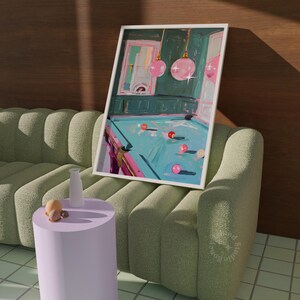 Funky Billiards Ball 8 Print: Groovy Y2K Dorm Decor (digital Download ...