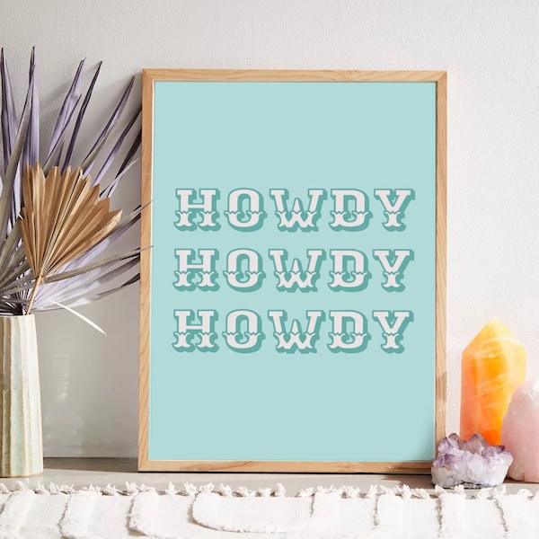 Howdy Sign - Etsy