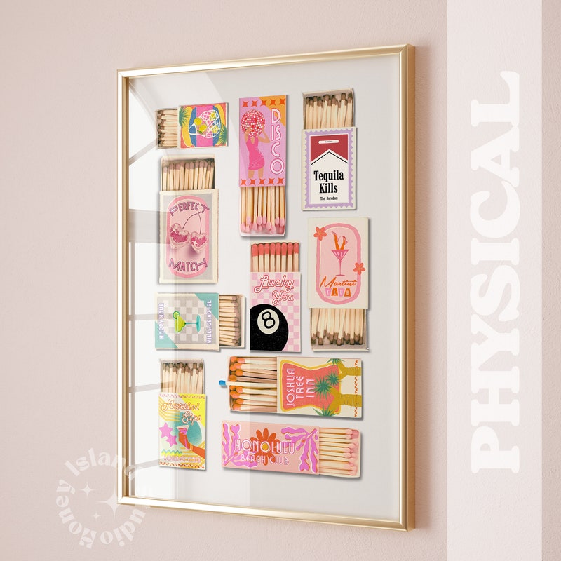 Aesthetic Match Boxes - Etsy