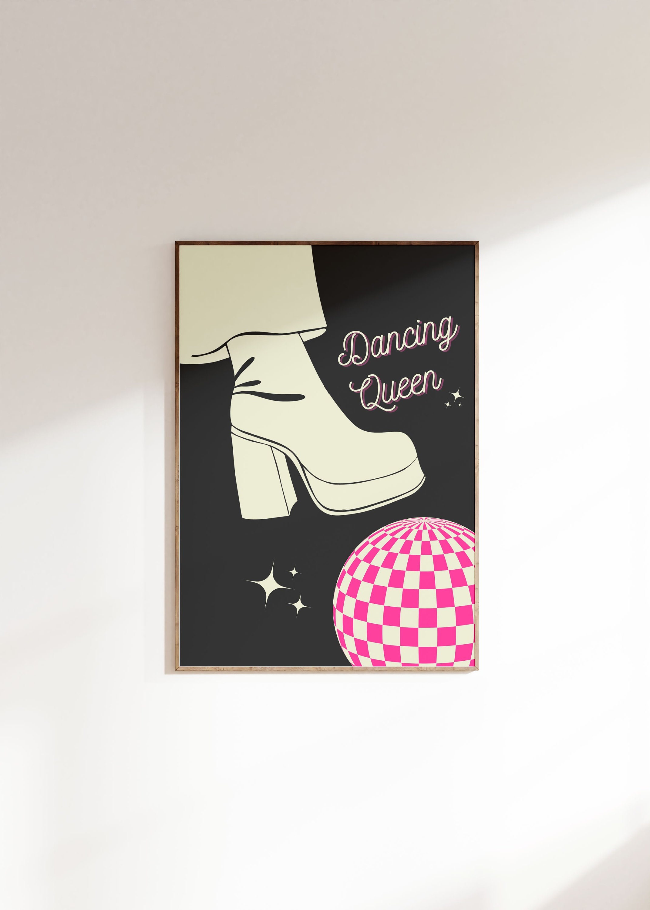 Dancing Queen Print Mamma Mia Art Print Pink Dorm Decor - Etsy