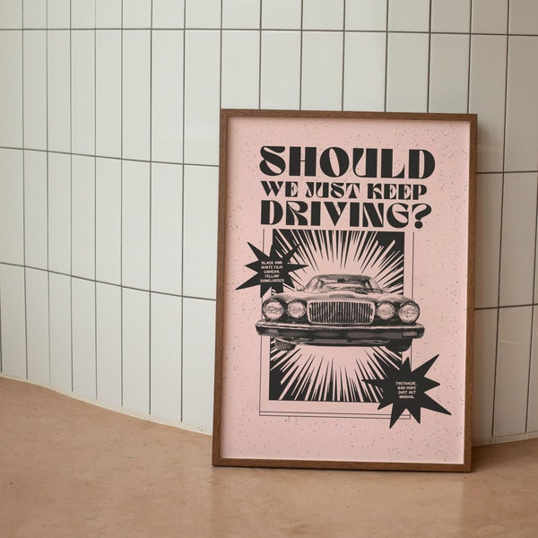 Keep Driving Harry Styles Lyrics Poster Digital - Etsy