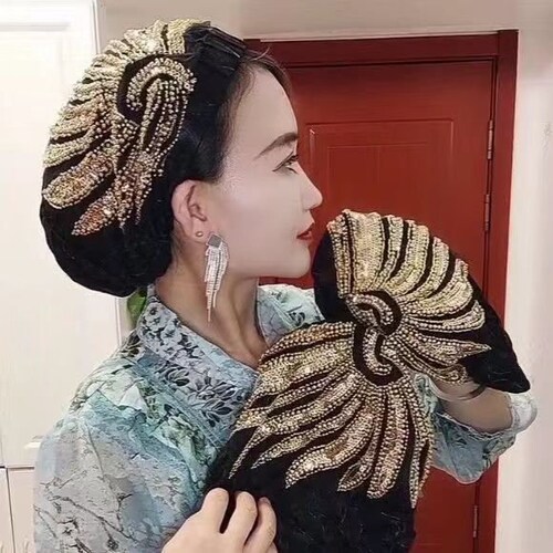 Pre Tied Headwrap Women Turban Hat Cap Ready To Wear Etsy