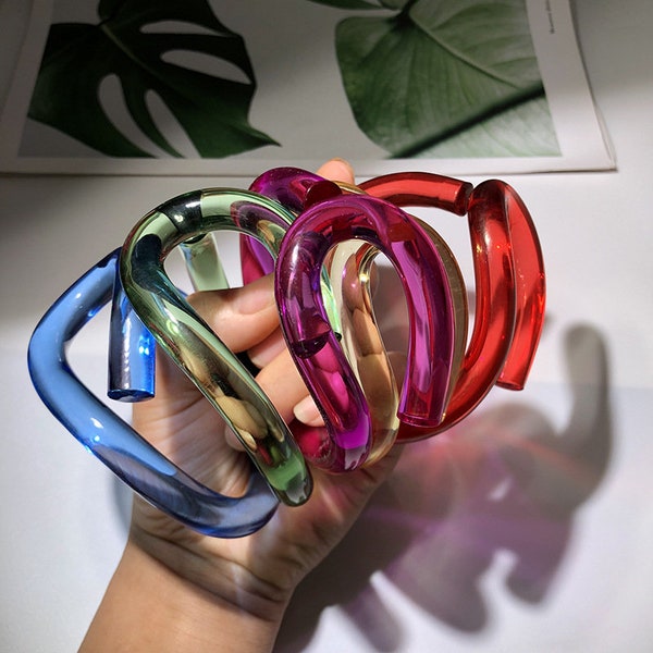 Acrylic Bracelet - Etsy