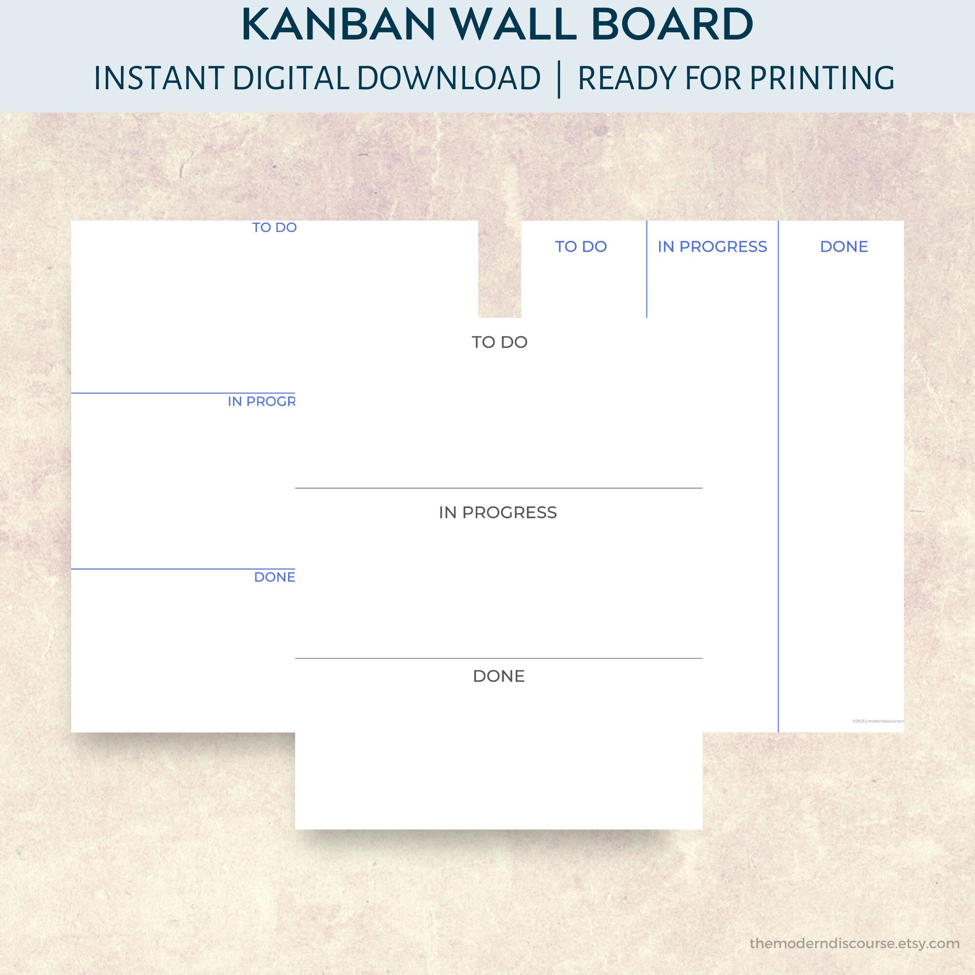 Kanban Wall Board | Personal Task Board | Personal Task Management ...